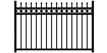 Style Buckingham Plus Jerith Aluminum Fence - Discount Fence Supply, Inc.